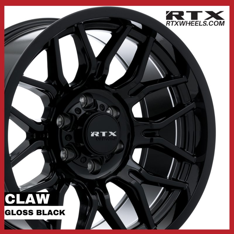 Claw Gloss Black | RTX Wheels - RTXWHEELS
