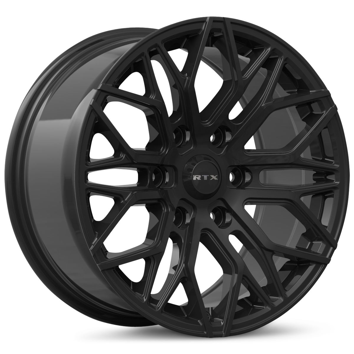 D01 (6 Lugs) - Gloss Black – RTXWHEELS